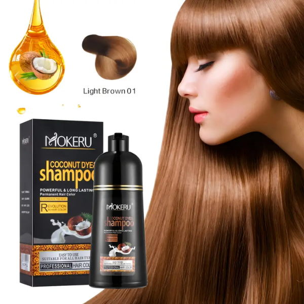 Miracle Hair Dye Shampoo with Coconut Oil 500ml– Instantly Color ...